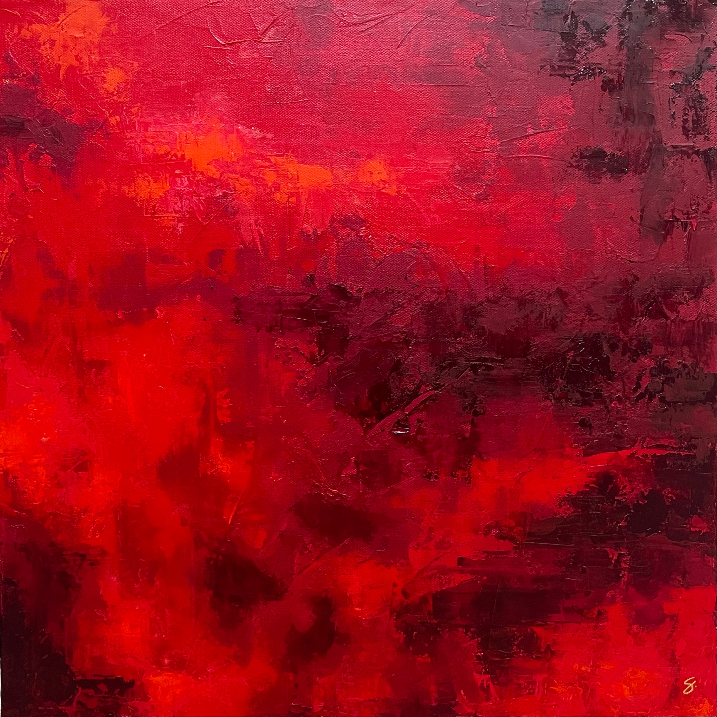 Intensity Unleashed | 18" x 18" Original Painting on Canvas – Simmerman ...